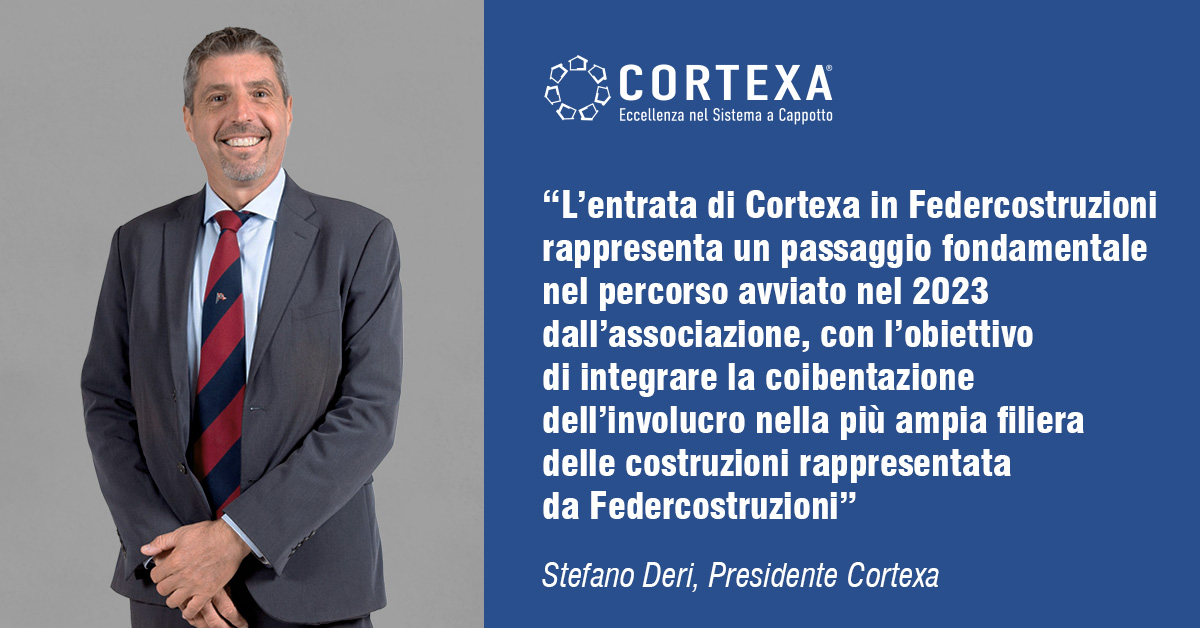 Cortexa entra in Federcostruzioni in qualità di socio aggregato